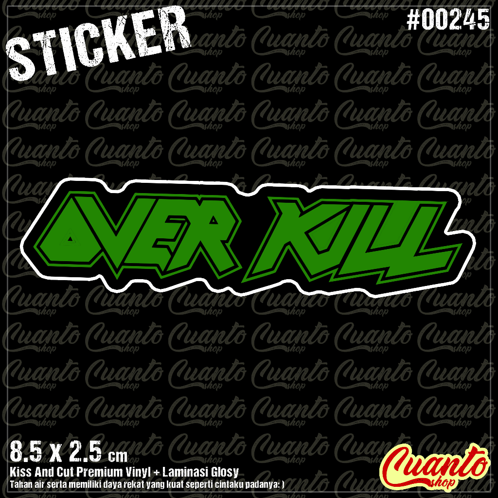 Jual Sticker Overkill | Shopee Indonesia