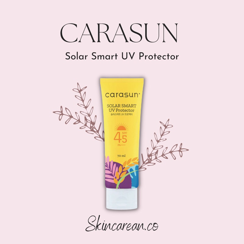 Jual CARASUN solar smart UV protector SPF 45 PA++++ 8ml 30ml - sunscreen carasun solar smart uv ...