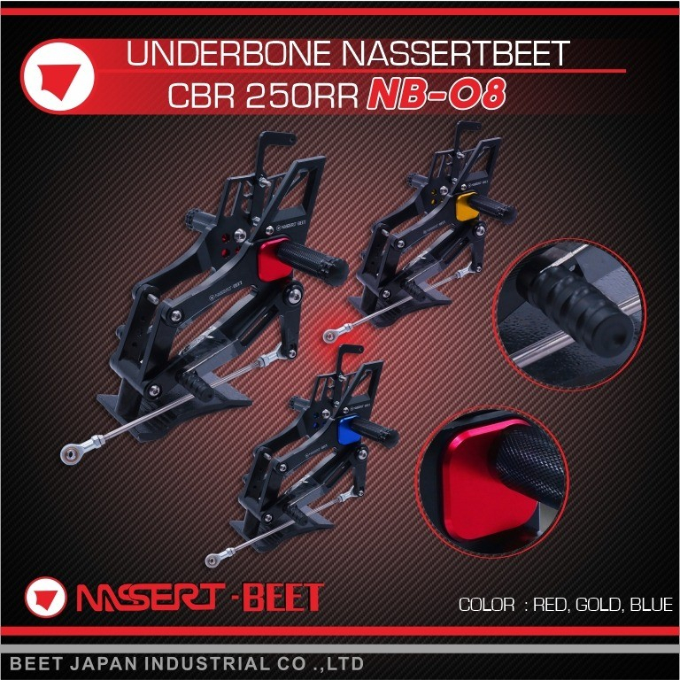 Jual NASSERT BEET FOOTSTEP NB-08 KAWASAKI NINJA 250 18- | Shopee Indonesia