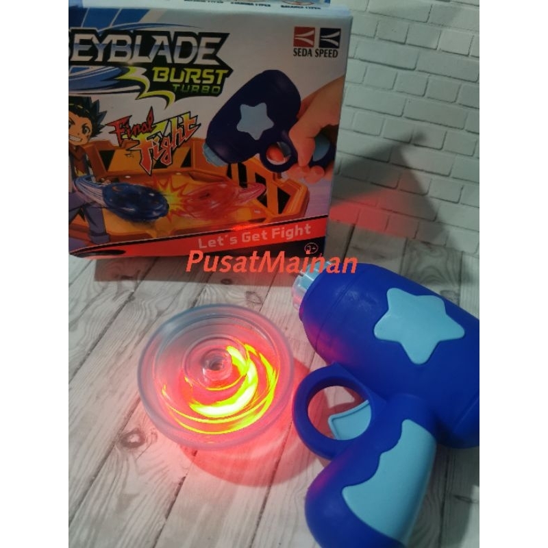 Jual mainan gasing lampu tembak pistol led berlampu beyblade burst ...
