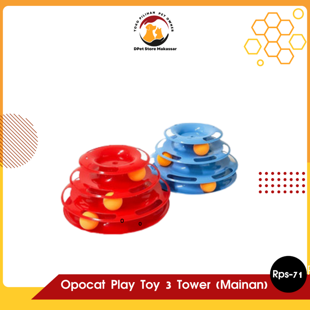 Jual Mainan Kucing Opocat Play Toy 3 Tower (Mainan) | Shopee Indonesia