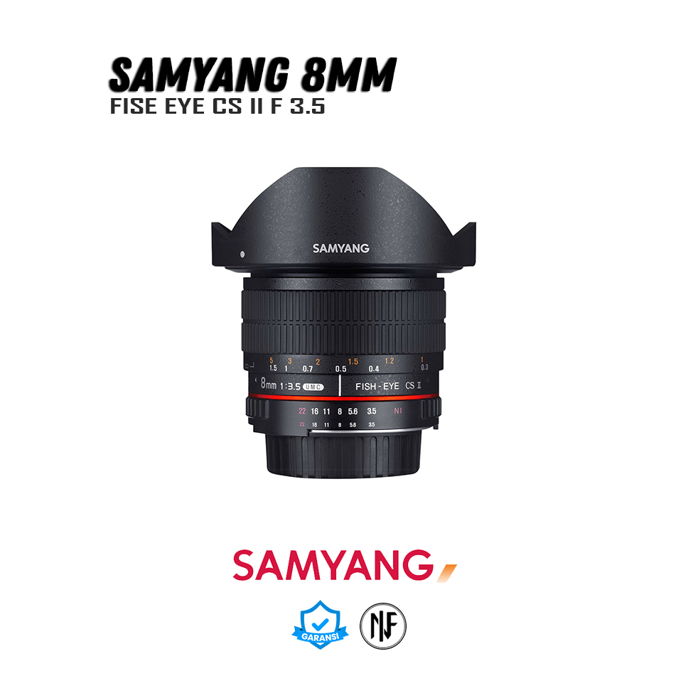 Jual Lensa Fise eye Canon 8mm Samyang ring merah Paling Murah | Shopee ...