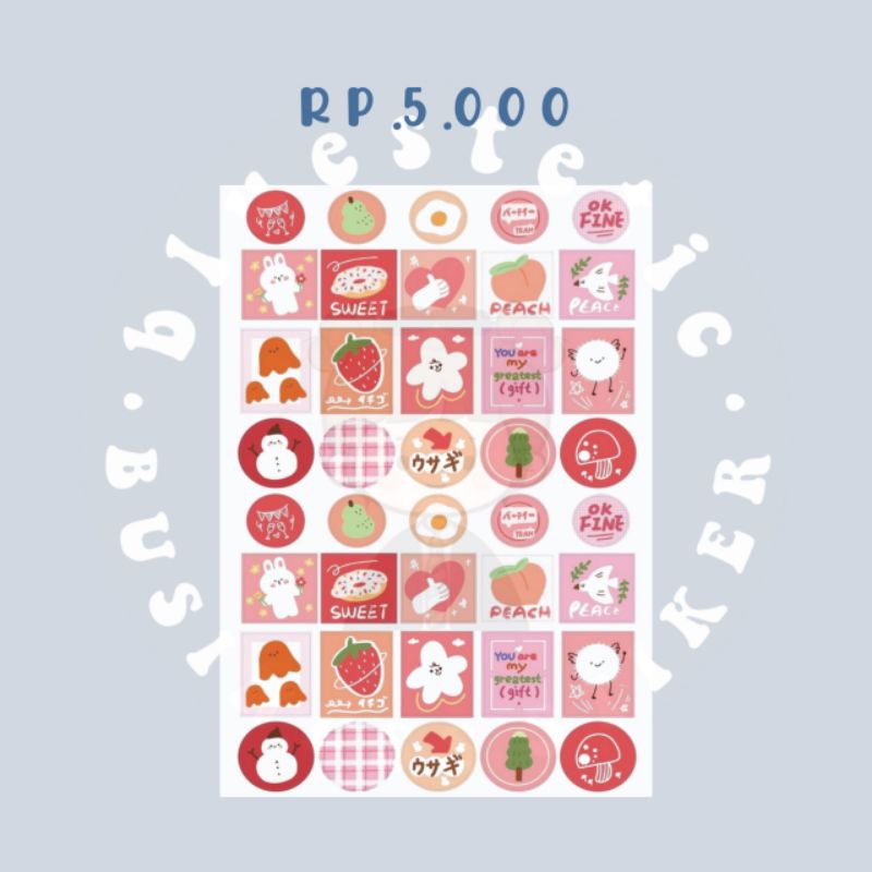 Jual STIKER pack lucu aesthetic | isi 40/pcs | Shopee Indonesia
