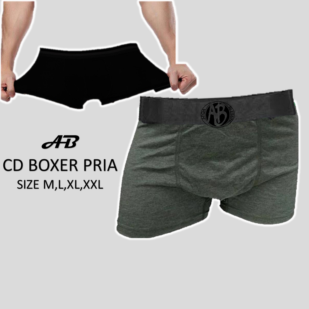 Jual BOXER PRIA CD LAKI LAKI LEMBARAN POLOS MEN | Shopee Indonesia