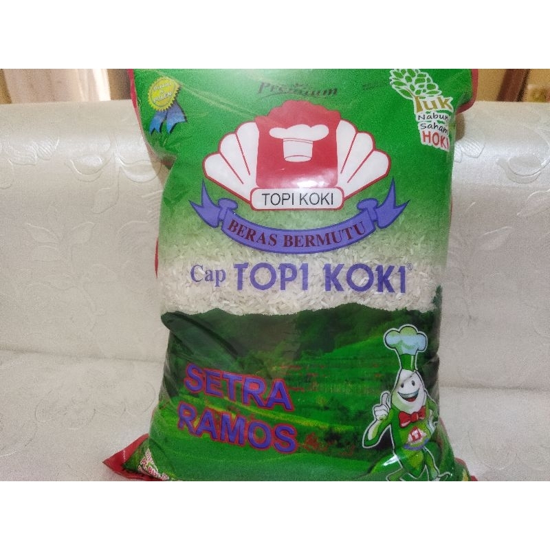 Jual BERAS CAP TOPI KOKI PREMIUM 5 KG KARUNG / BERAS CAP TOPI KOKI ...