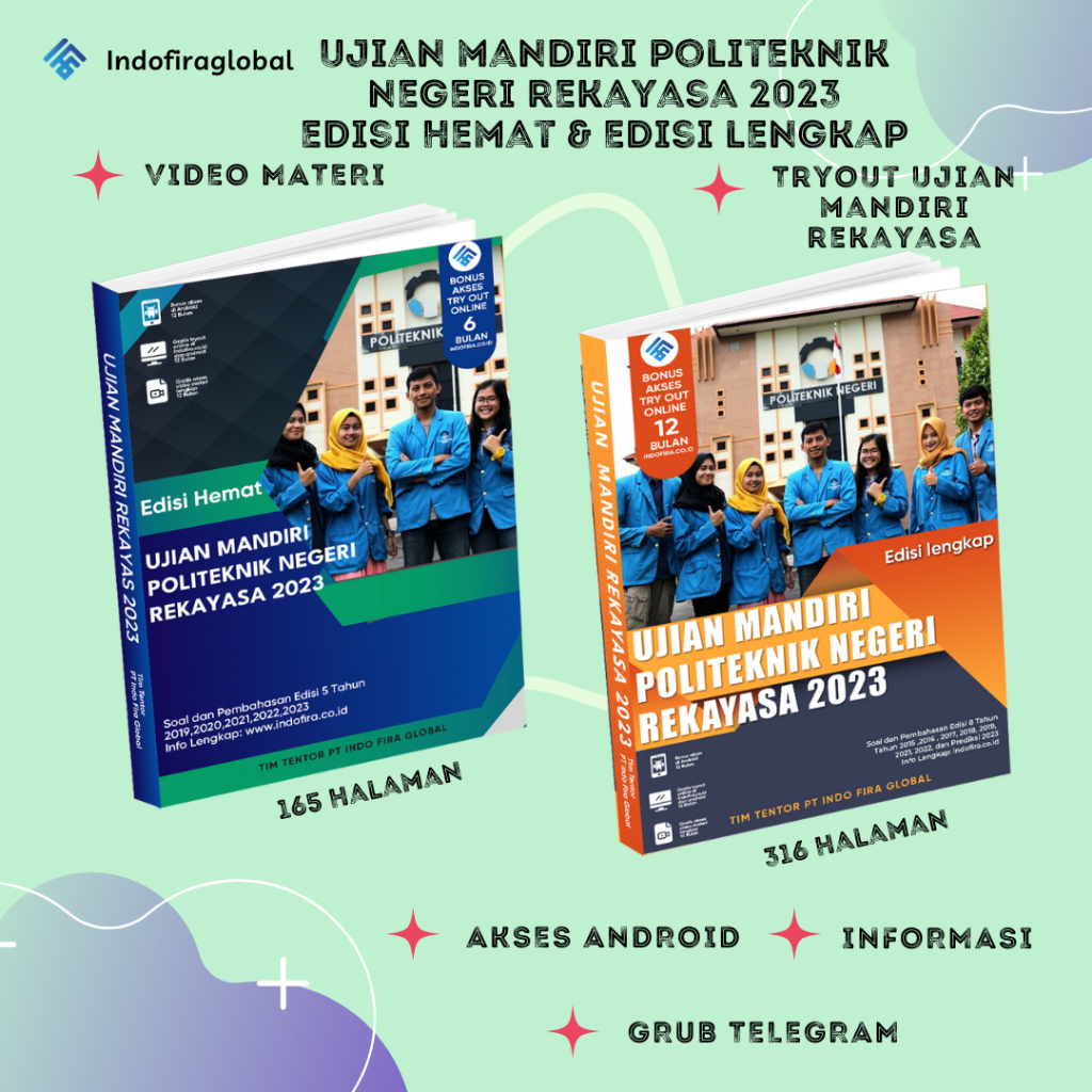 Jual New! Buku TERBARU UJIAN MANDIRI POLITEKNIK NEGERI REKAYASA 2023 ...
