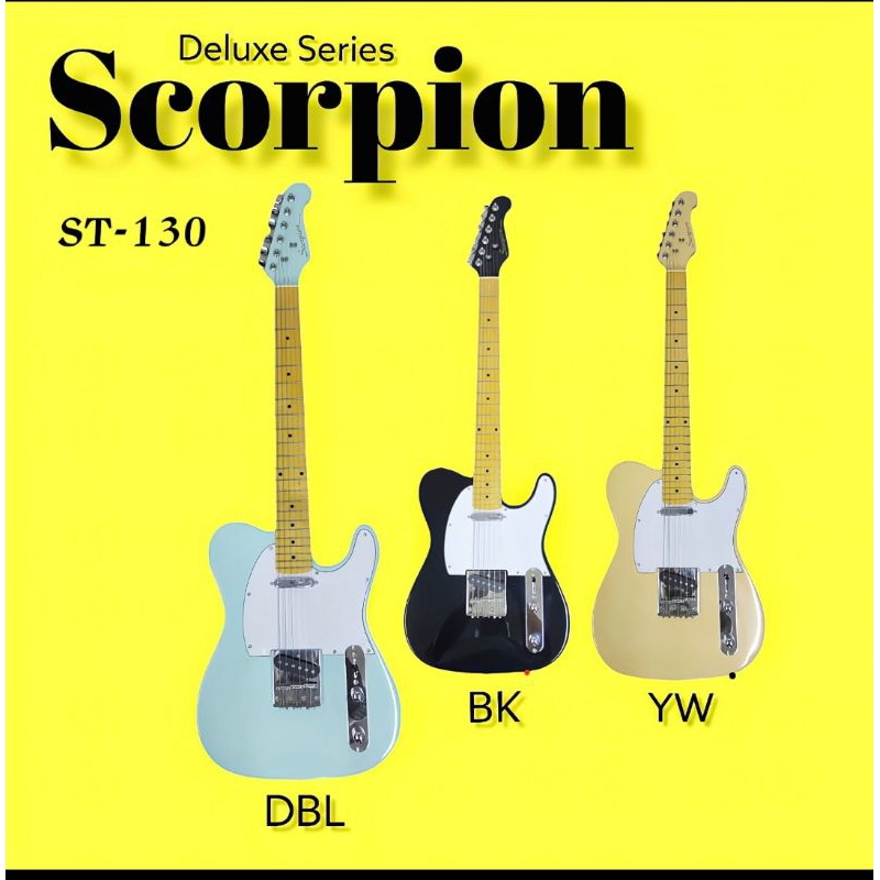 Jual Gitar Listrik st 130 scorpion deluxe series st-130 st130 original. best product | Shopee ...