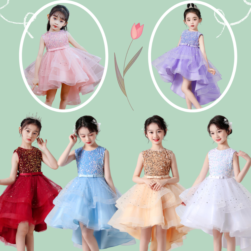 Jual (MAMASILO) Dress Anak Perempuan Payet /Dress pesta anak Payet ...