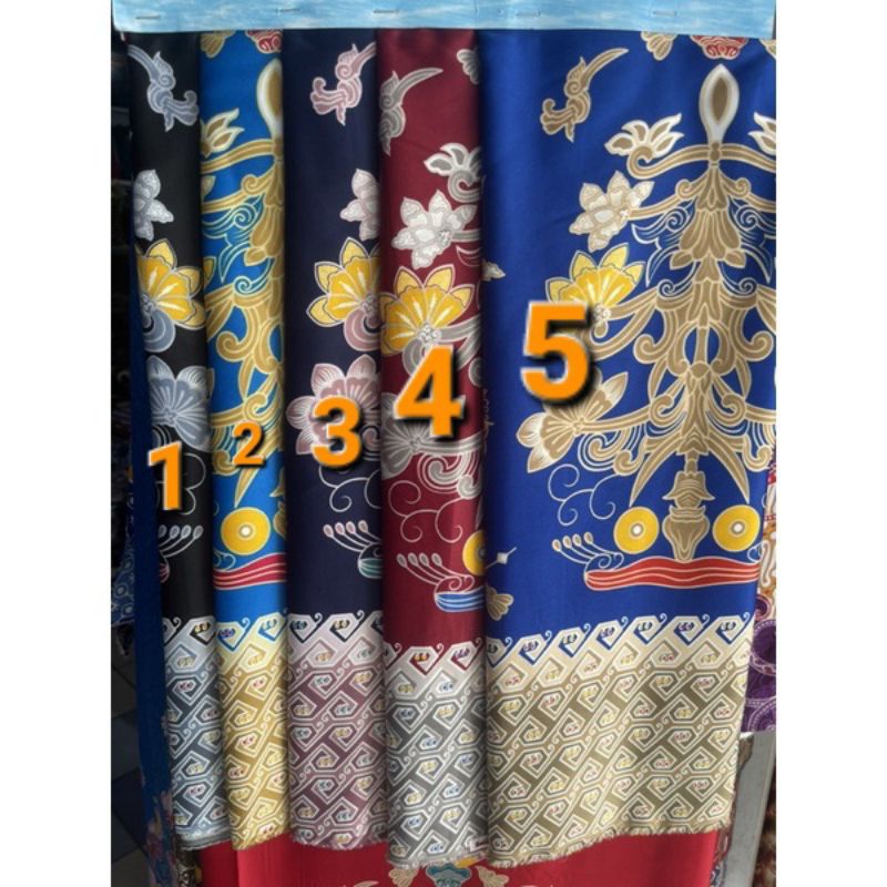 Jual kain batik khas kalteng harga per setengah meter atau 50cm ...