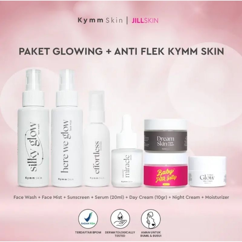 Jual kymm skin + jelly pink jill skin 7 in 1 | Shopee Indonesia