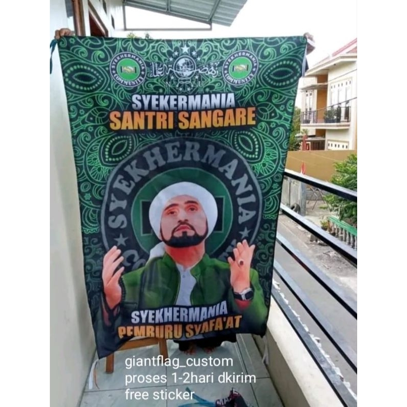 Jual 1 HARI DKIRIM !! BUKTIKAN LUR:) BENDERA SYEKHERMANIA FULL PRINTING ...