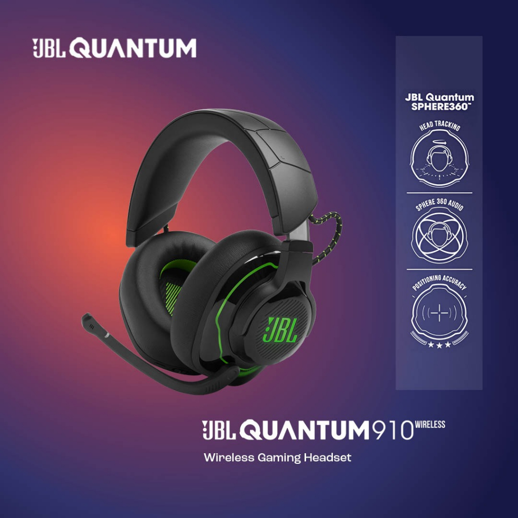 Jual JBL Quantum 910 Wireless Over ear Gaming Headset with Active Noise ...