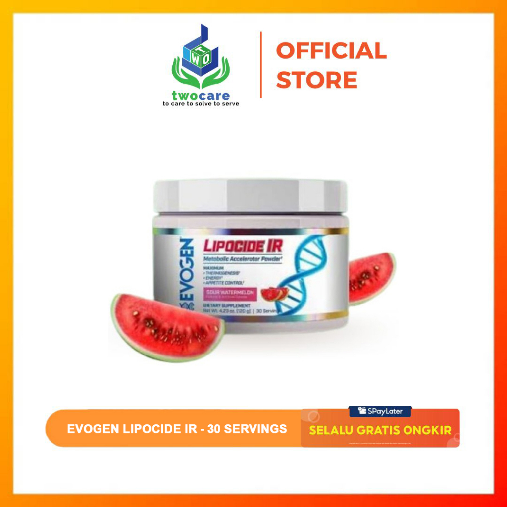 Jual Evogen Lipocide IR 30 Serv Serving Extreme Fat Burner - Pembakar ...