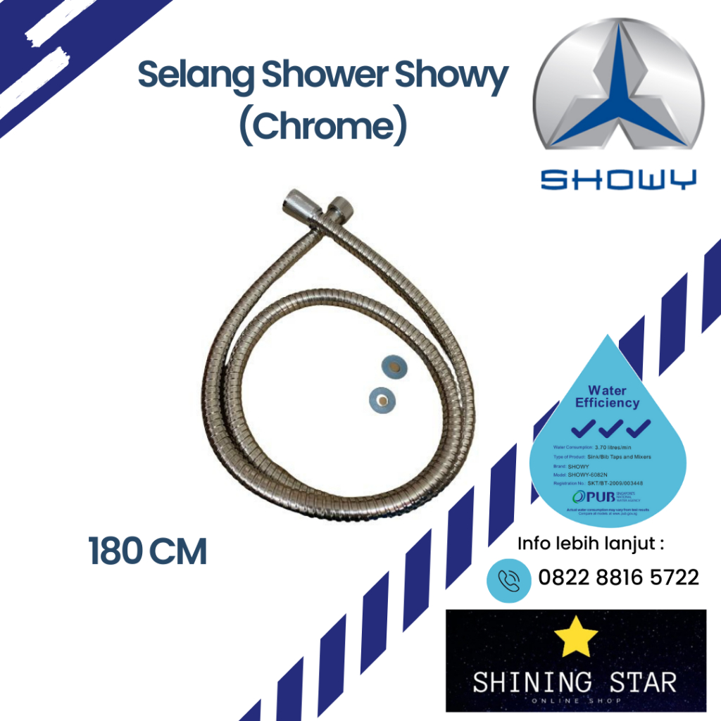 Jual Selang Shower Mandi Showy / Selang Shower Cebok Showy / Selang ...