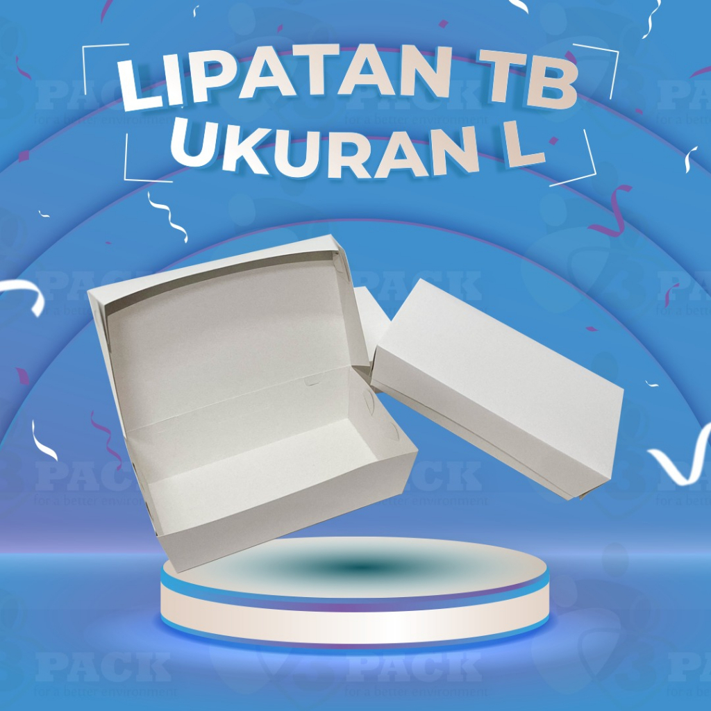 Jual Box putih lipatan/lembaran TB L | Shopee Indonesia