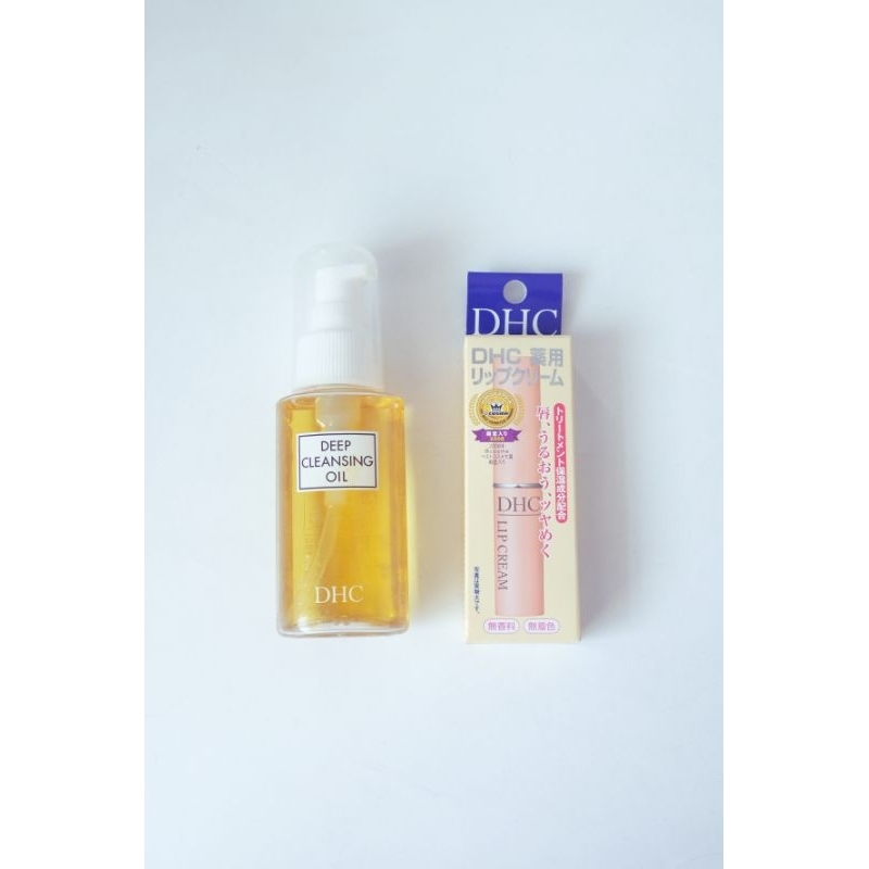 Jual DHC Deep Cleansing Oil + DHC Lip Cream | Shopee Indonesia