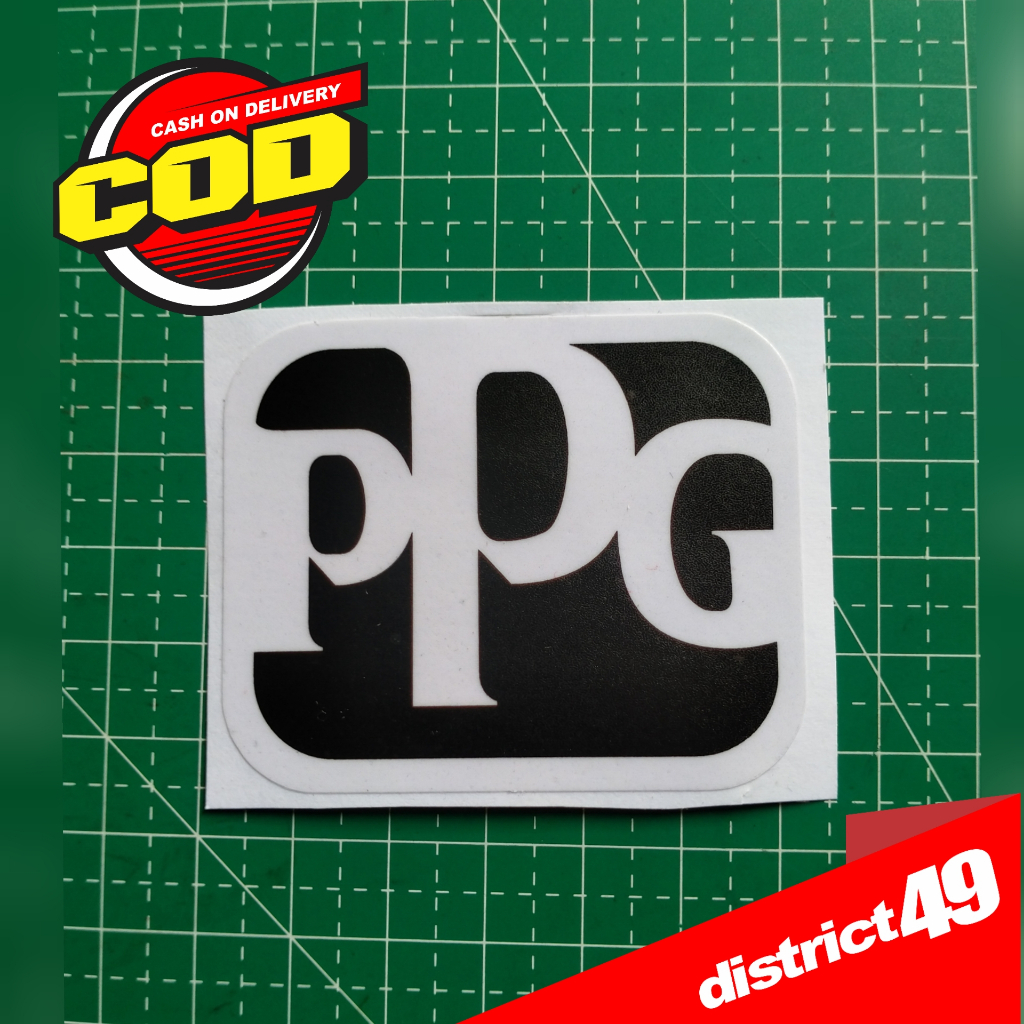 Jual Stiker Print Cut PPG Laminasi Glossy bahan tebal anti air untuk ...