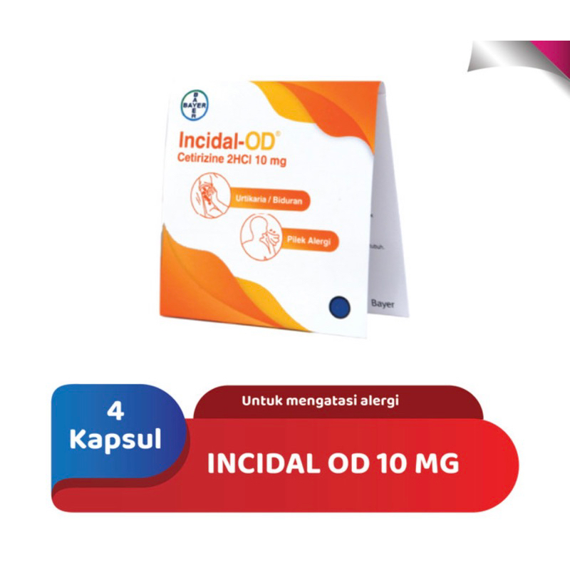 Jual Incidal strip 4 tablet ( obat alergi gatal ) | Shopee Indonesia