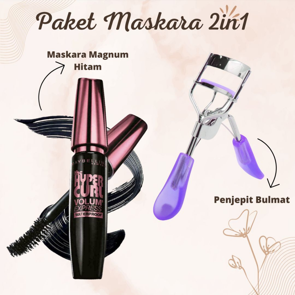 Jual Paket Maskara 2in1 Maskara + Penjepit Bulu Mata | Shopee Indonesia