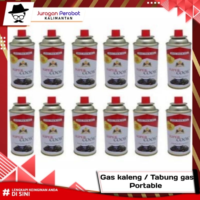Jual Gas Kaleng Portable / Gas kaleng Super Cook / Gas Kaleng | Shopee ...