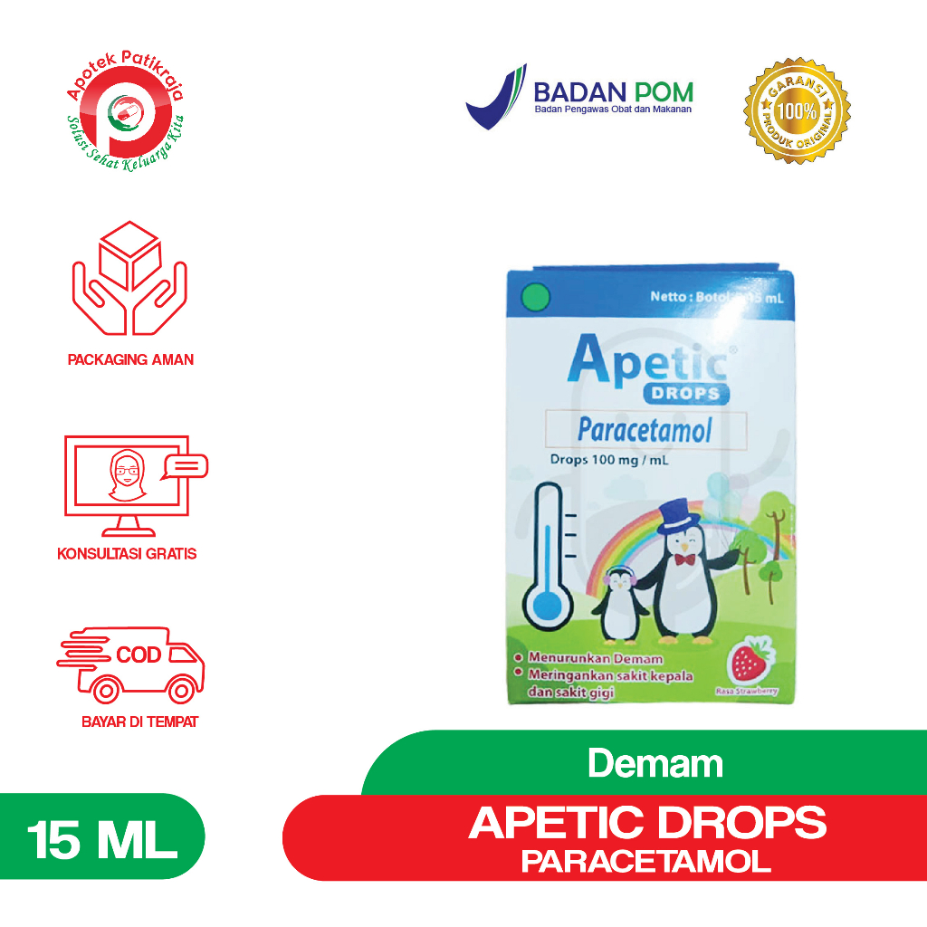 Jual APETIC DROPS PARACETAMOL 15ML | Shopee Indonesia