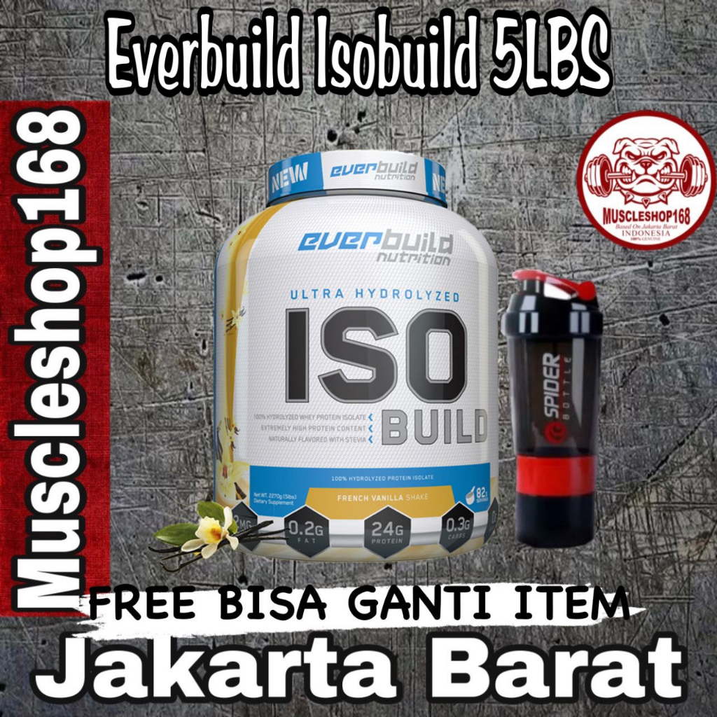 Jual Everbuild Nutrition Ultra Hydrolyzed Iso Build 5 Lbs Isolate ...