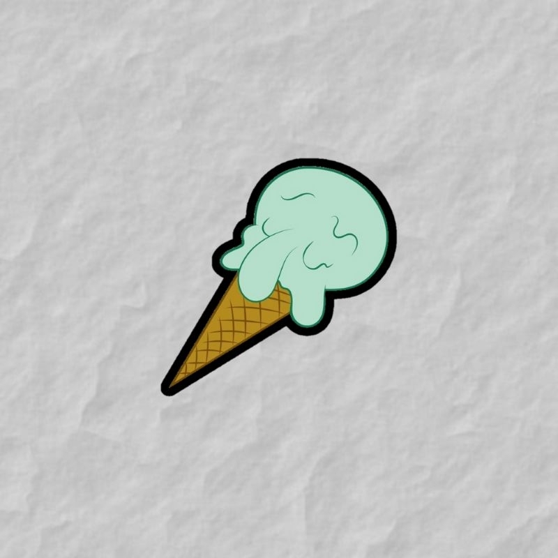 Jual STICKER ICE CREAM SQUIDWARD (WATERPROOF) | Shopee Indonesia