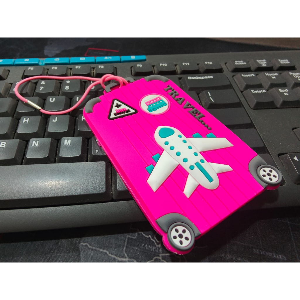 Jual AIRCRAFT Luggage Tag Label Koper Unik (Koper jadi mudah dikenal ...