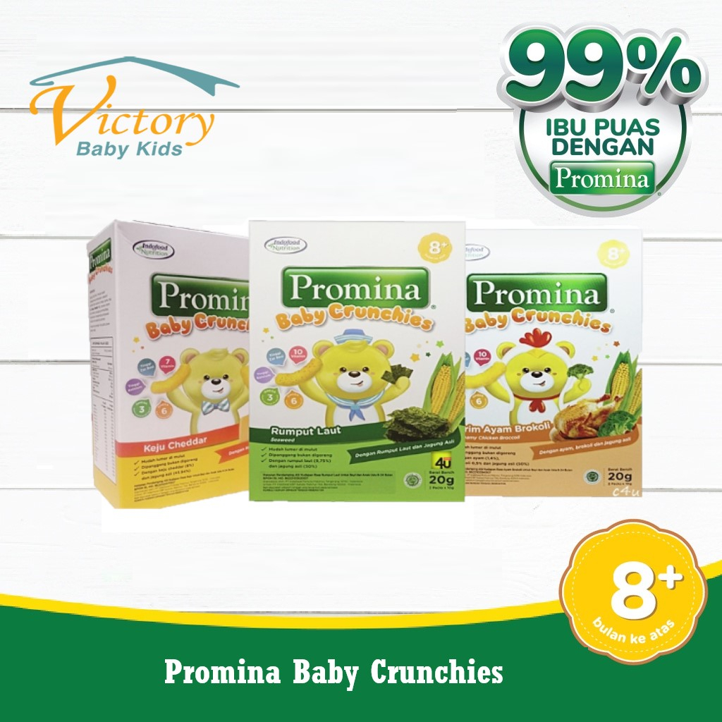 Jual Promina Baby Crunchies 8+ 20g - Snack Bayi | Shopee Indonesia