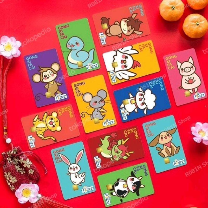 Jual Kumpulan Kartu Flazz BCA Gen-2/Gen 2 Berlogo Baru Support NFC Thema SHIO & Chinese Lunar ...