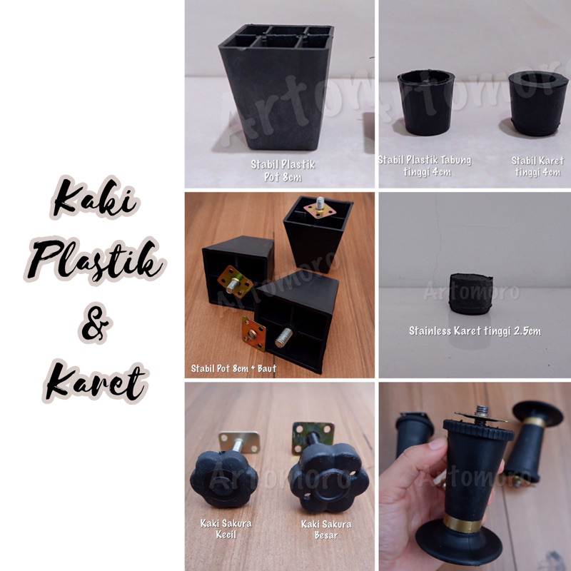 Jual Kaki Sofa / Stabil Plastik & Karet untuk Furniture (Meubel ...