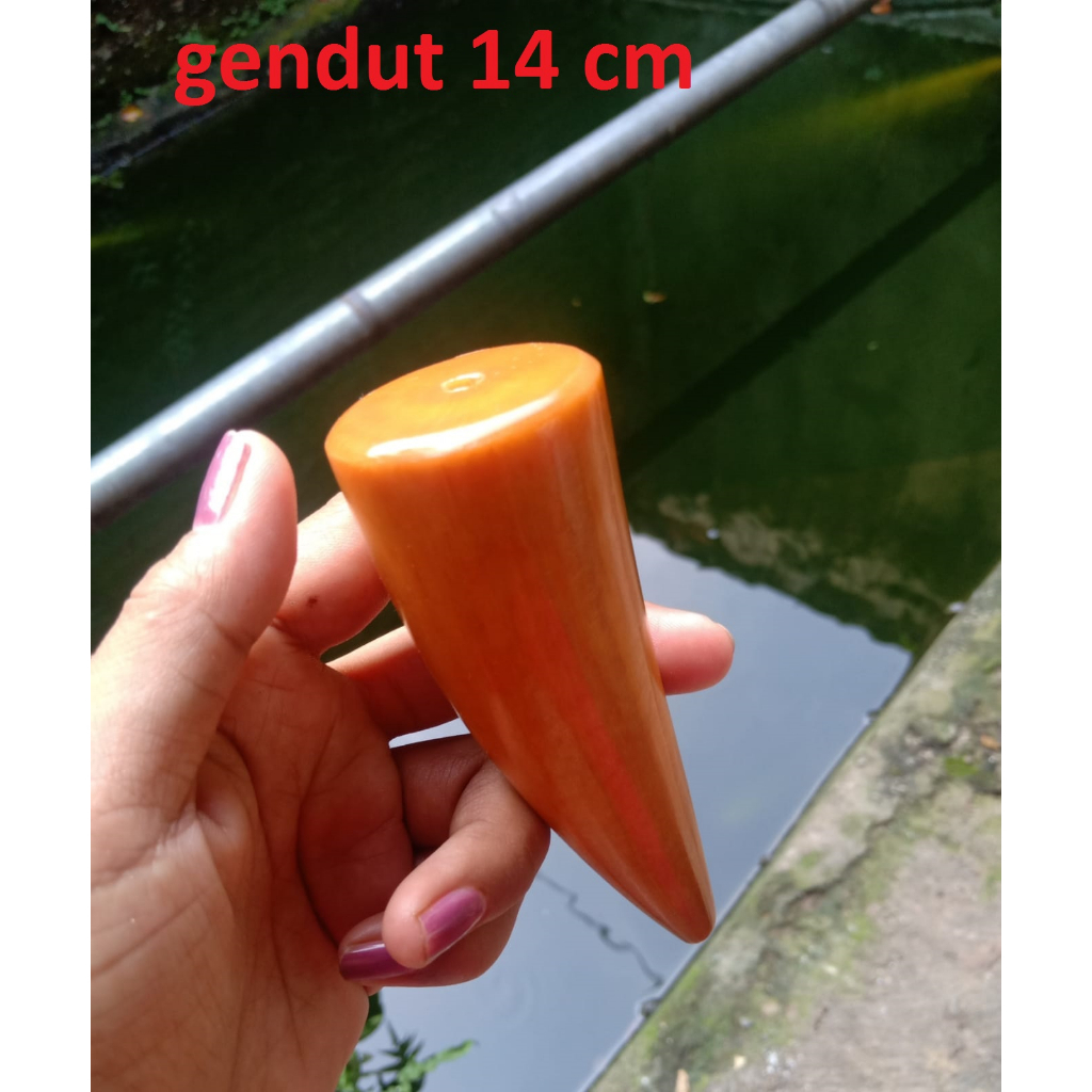 Jual PIPA ONCE CANGKLONG KAYU KRISTAL GADING MODEL BUNTAL, PANJANG 14 ...