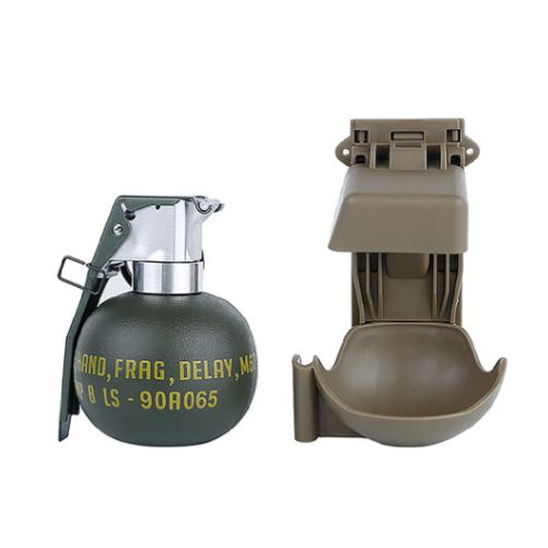Jual Dummy Grenade With Trigger Pouch Granat Tactical Bom M67 - Hitam ...