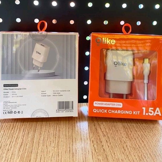Jual C104 adapter Olike Quick charger kit micro usb 1,5A | Shopee Indonesia