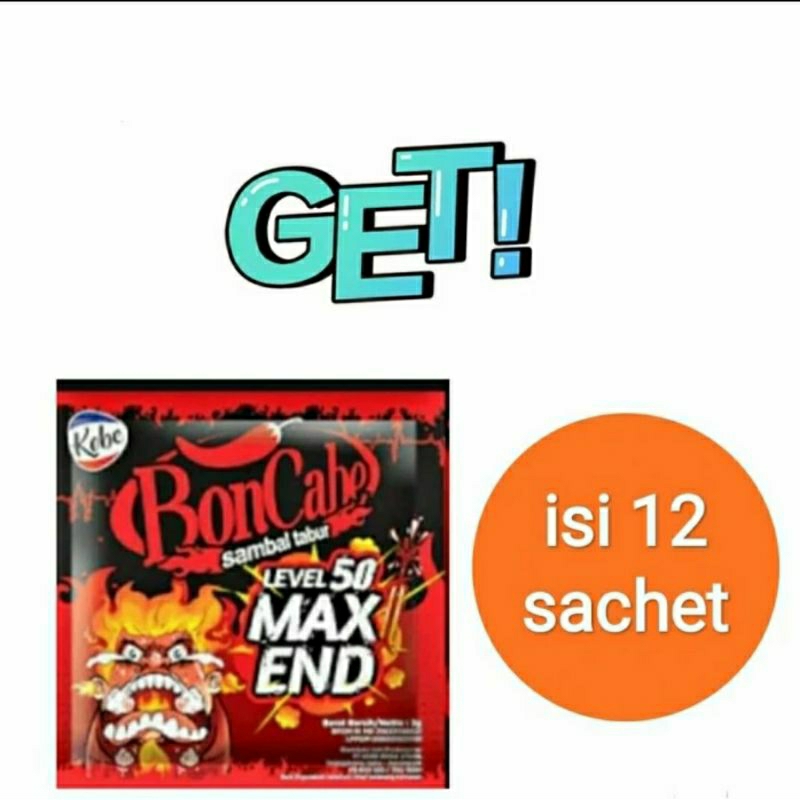 Jual boncabe bon cabe level 50 max end | 12 sachet | Shopee Indonesia