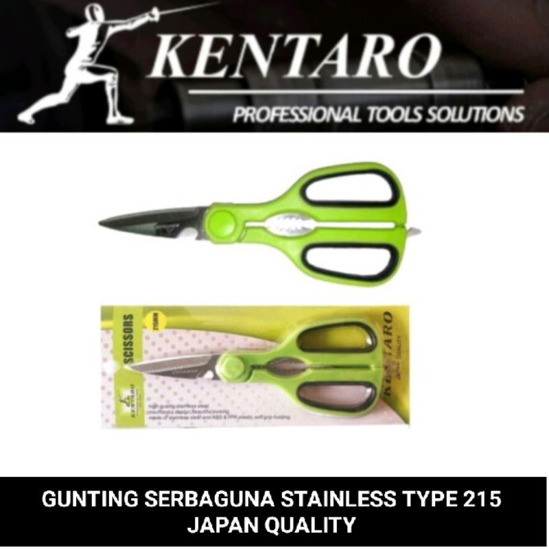 Jual gunting serbaguna type 215 stainles ( anti karat ) kentaro Japan ...