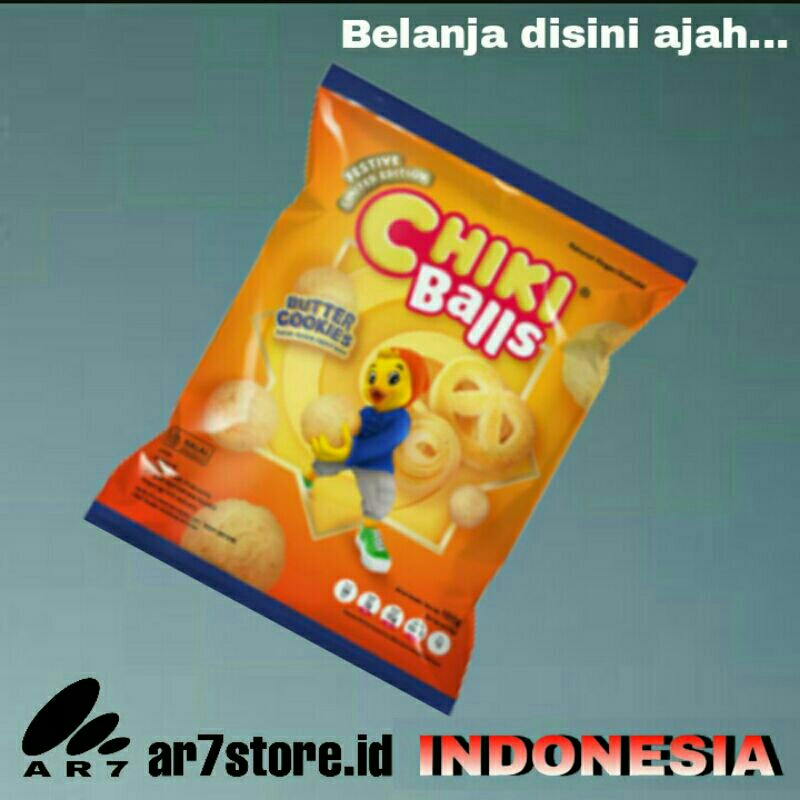 Jual CHIKI BALLS snack butter cookies 100gr | Shopee Indonesia
