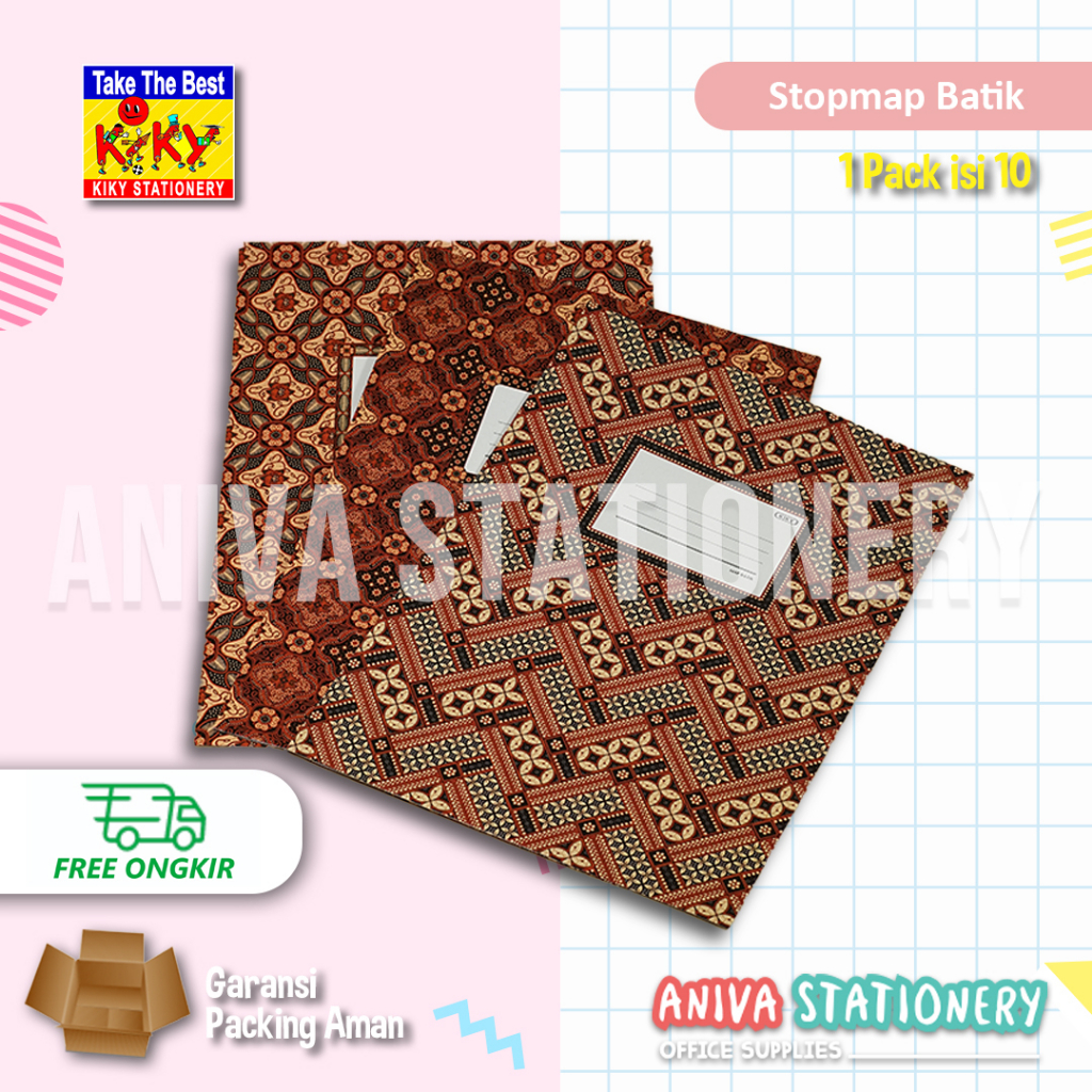Jual KIKY STOP MAP BATIK MAP KERTAS FILE DOKUMEN IJAZAH SERTIFIKAT ...