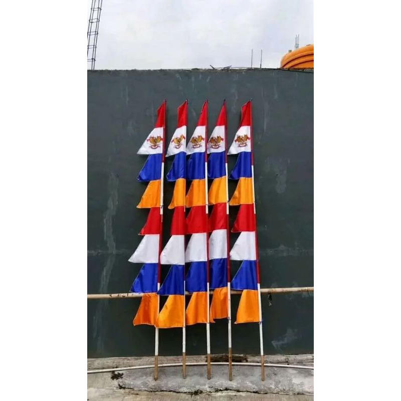 Jual Bendera umbul umbul terlaris dan terlengkap(8 gergaji) | Shopee ...