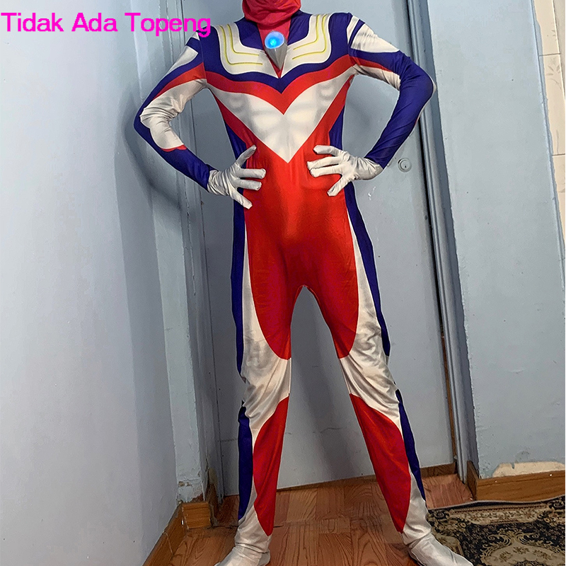 Jual Kostum Ultraman Dewasa dan Kostum Halloween Cosplay Pria Bodysuit ...