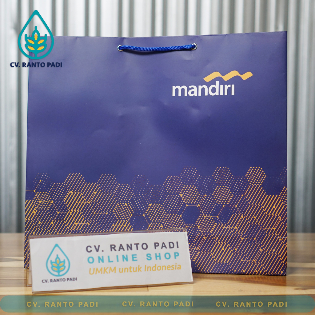 Jual PAPER BAG BANK MANDIRI / PERUSAHAAN | Shopee Indonesia
