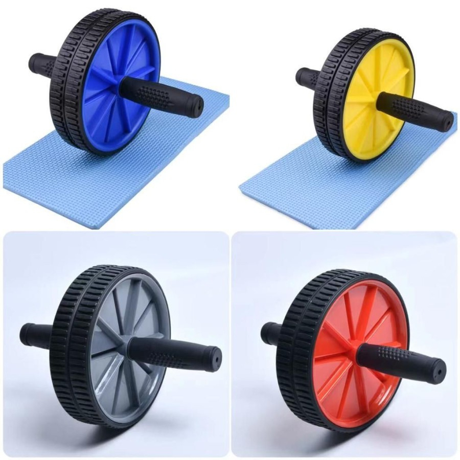 Jual Alat Olahraga Pembentuk Perut Braked Double Roller | Shopee Indonesia