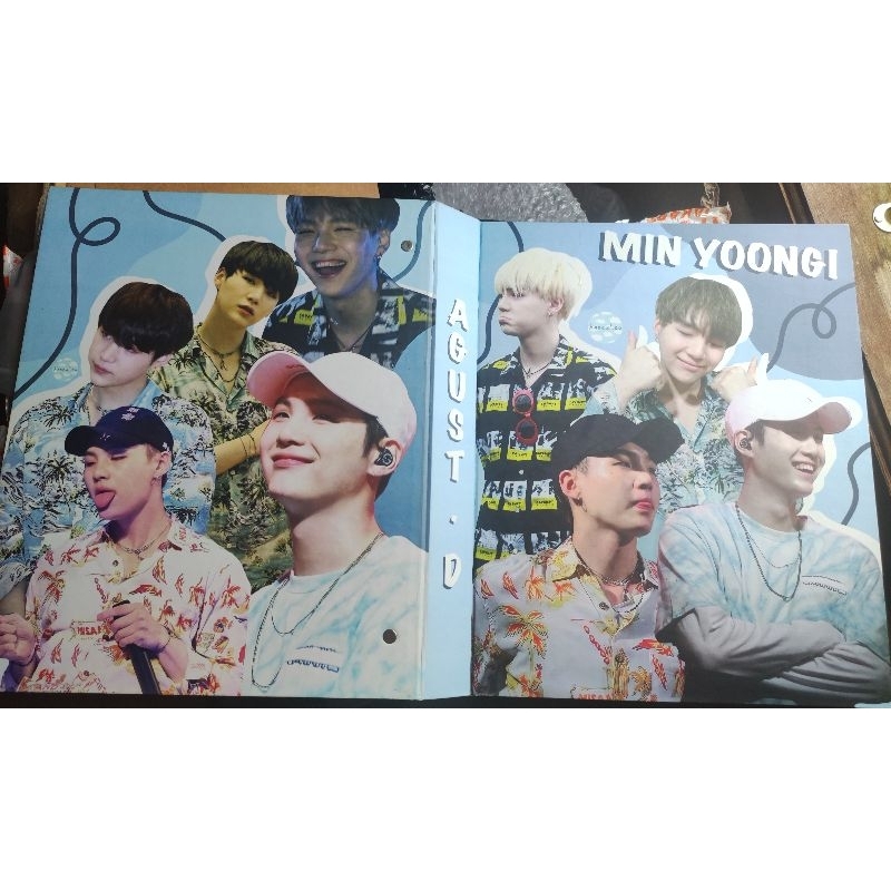 Jual BINDER CUSTOM A4 SUGA ERA FIRE | Shopee Indonesia