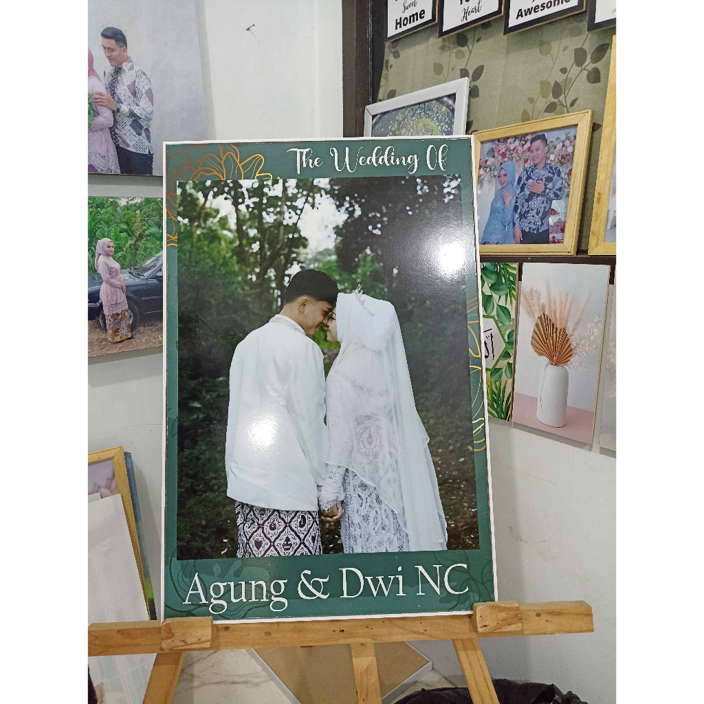 Jual CETAK FOTO BINGKAI UKURAN 20R 40x60 CM LAMINASI - FRAME BLOCK ...