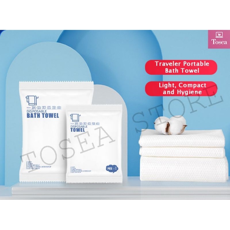 Jual Handuk Traveling Sekali Pakai / Disposable Towel / Handuk Sekali ...