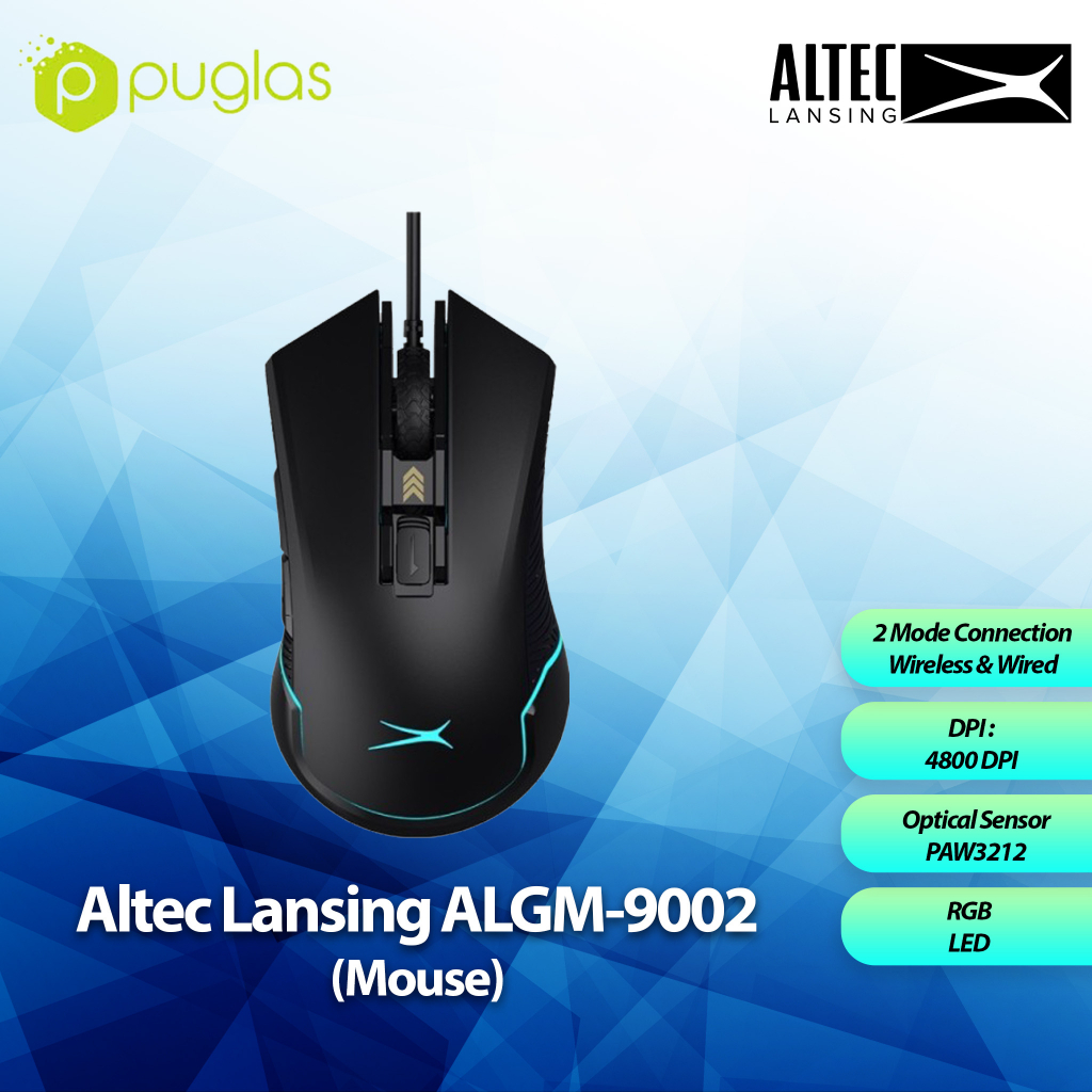 Jual Altec Lansing ALGM-9002 Gaming Mouse 4800 DPI RGB LED Wireless ...