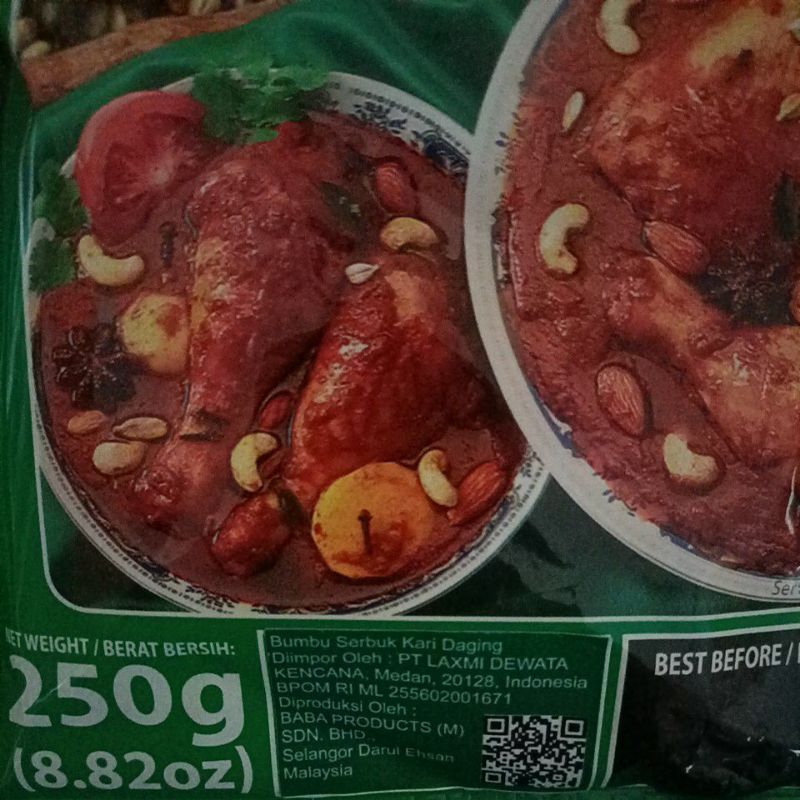 Jual BABAS BUMBU KARI INDIA Babas 250 g EXP Nov 2025 / MEAT CURRY ...