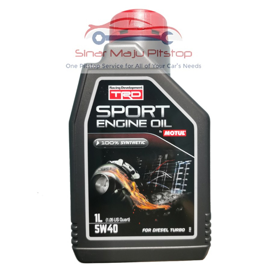Jual MOTUL TRD SPORT Diesel Turbo Engine Oil 5W-40 100% SYNTHETIC ...