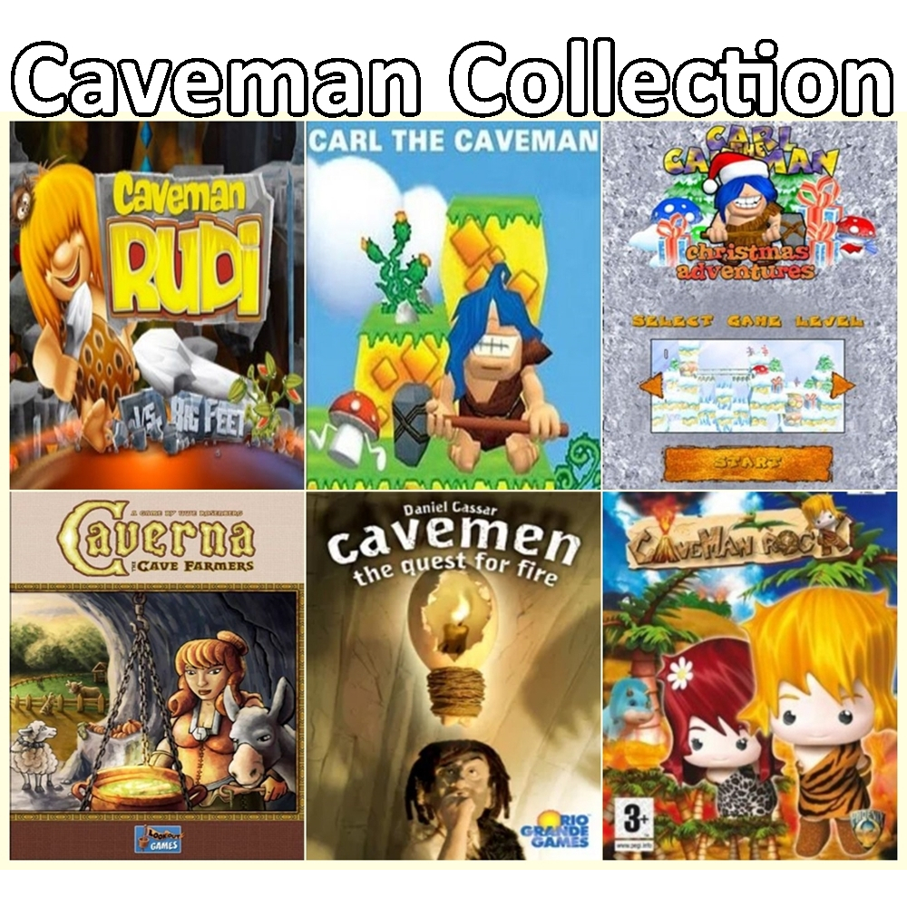 Jual Caveman Collection Game untuk Komputer PC Laptop KOLEKSI LENGKAP ...