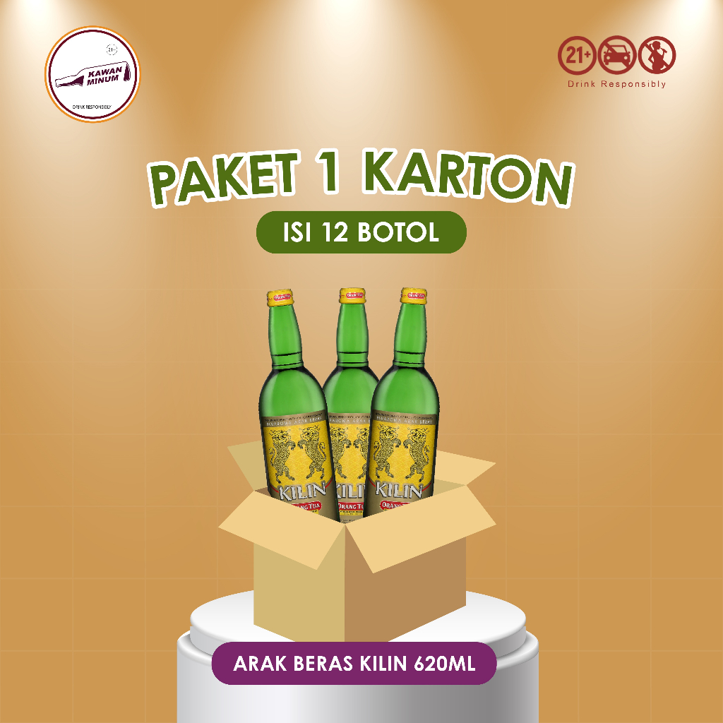 Jual Paket 1 Karton (12 Botol Arak Beras KIlin 620mL) | Shopee Indonesia